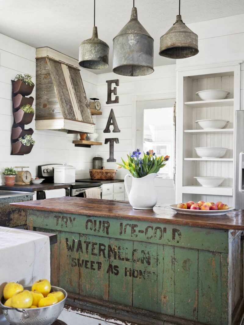 10 best vintage farmhouse kitchen decorating ideas